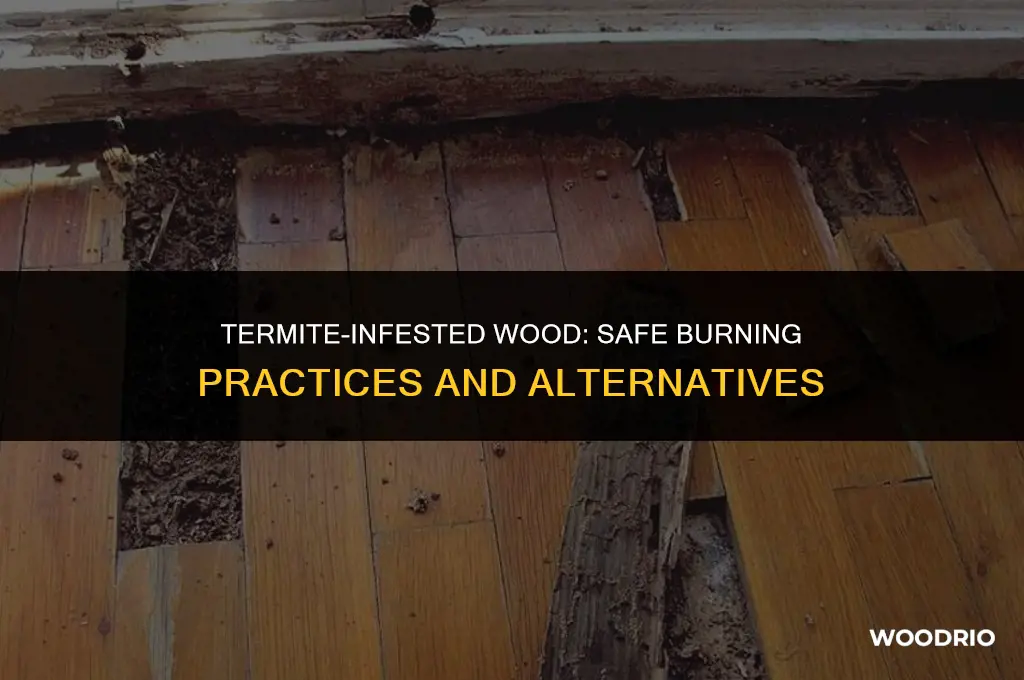 Termite-Infested Wood: Safe Burning Practices And Alternatives | WoodRio